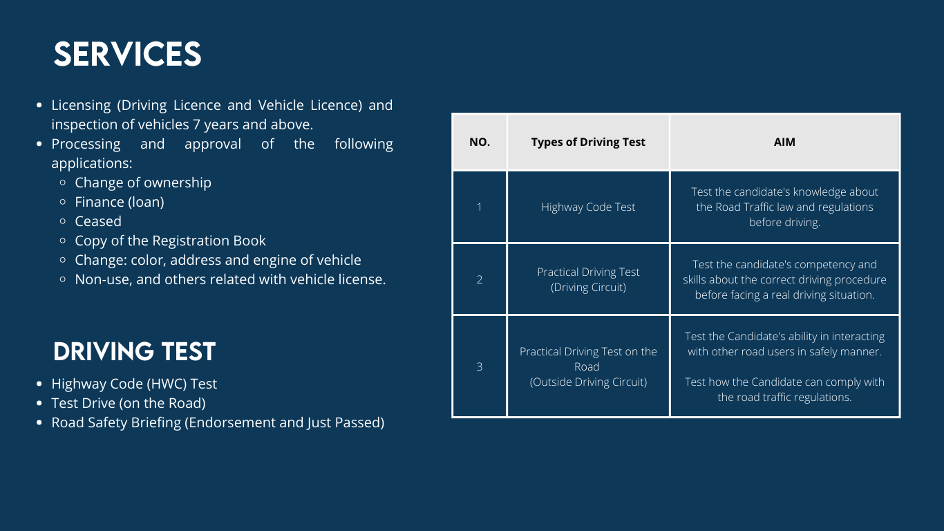 Land Transport Department - LTD Tutong District Branch